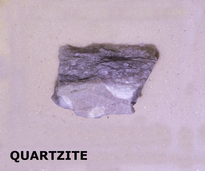 Isolated Sample of a Quartzite Rock on Texture Background. Quartzite ...