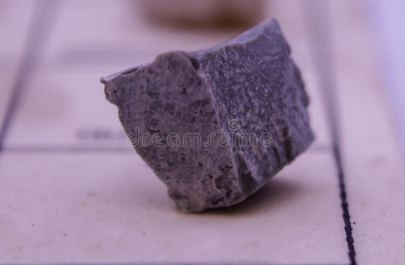 Isolated Sample of a Shale Rock on Texture Background. Shale ...