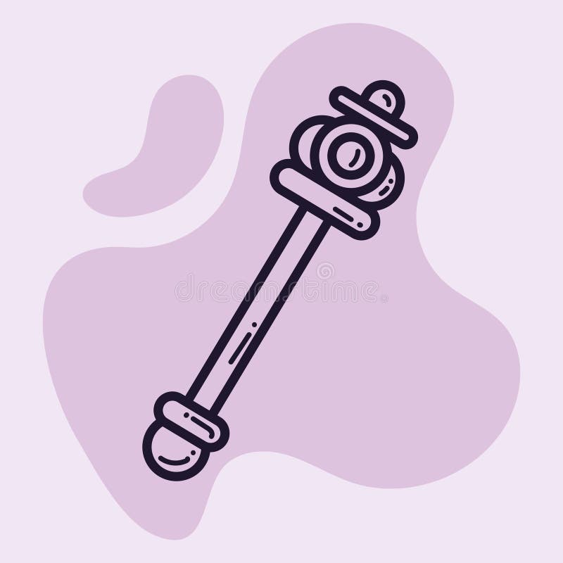 Isolated Scepter Icon Royalty Jewelry Vector Stock Vector ...