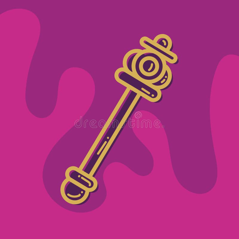 Isolated Scepter Icon Royalty Jewelry Vector Stock Vector ...