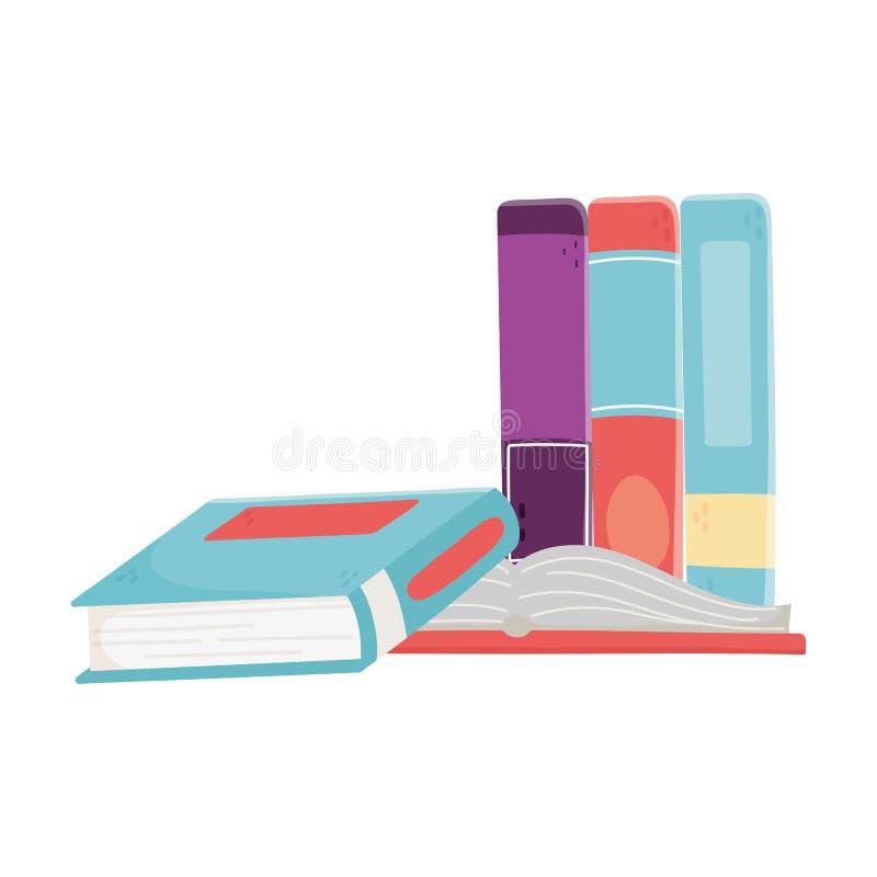 Isolated School Books Vector Design Stock Vector - Illustration of ...