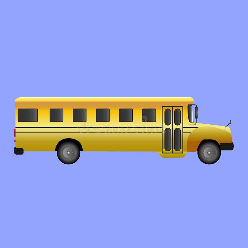 Isolated school bus stock illustration. Illustration of transportation ...