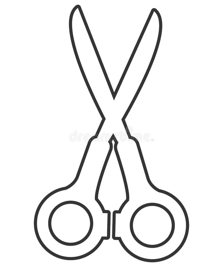 Scissors Front View Stock Illustrations – 542 Scissors Front View Stock ...