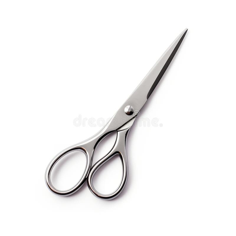 Isolated Scissors on White Background. AI Stock Illustration ...