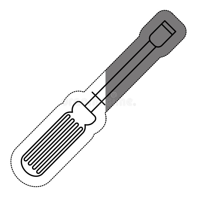 Isolated Screwdriver Design Stock Illustration - Illustration of icon ...