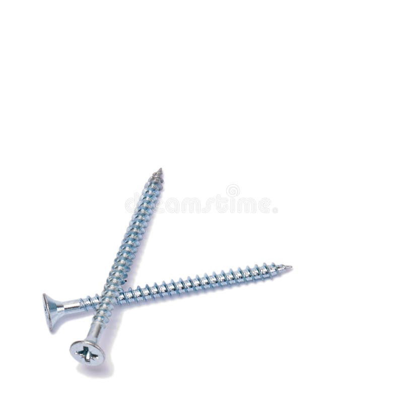 Isolated screws stock photo. Image of isolated, steel - 12258208
