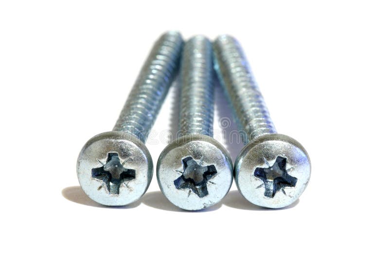 Isolated screws stock photo. Image of groove, growth, hardware - 7202026