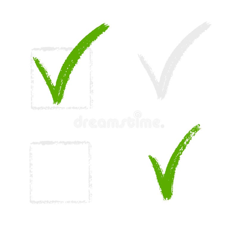 Hand Draw Tick Stock Illustrations – 969 Hand Draw Tick Stock ...