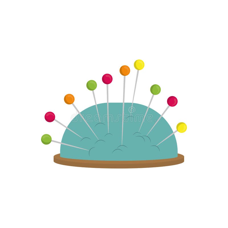 Isolated sewing pins stock illustration. Illustration of steel - 83020958