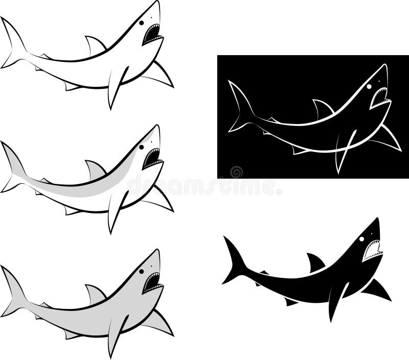 Mako Shark Stock Illustrations – 170 Mako Shark Stock Illustrations ...