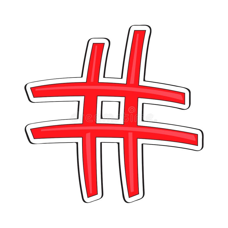 Musical Sharp Note Symbol Vector Stock Vector - Illustration of symbol ...