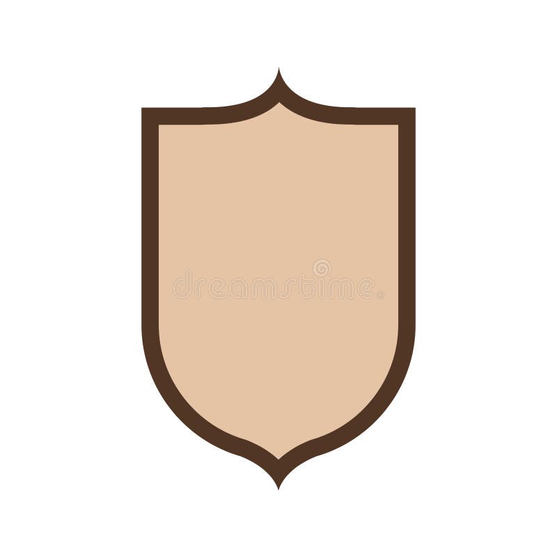 Isolated Shield Label Design Stock Vector - Illustration of royal ...