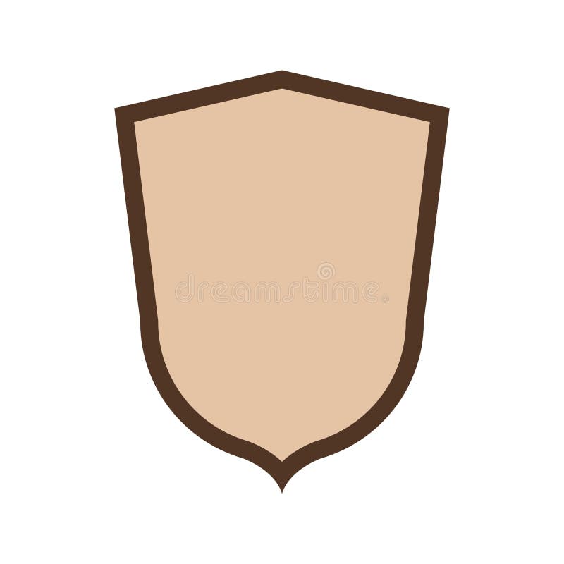 Isolated Shield Label Design Stock Vector - Illustration of protection ...