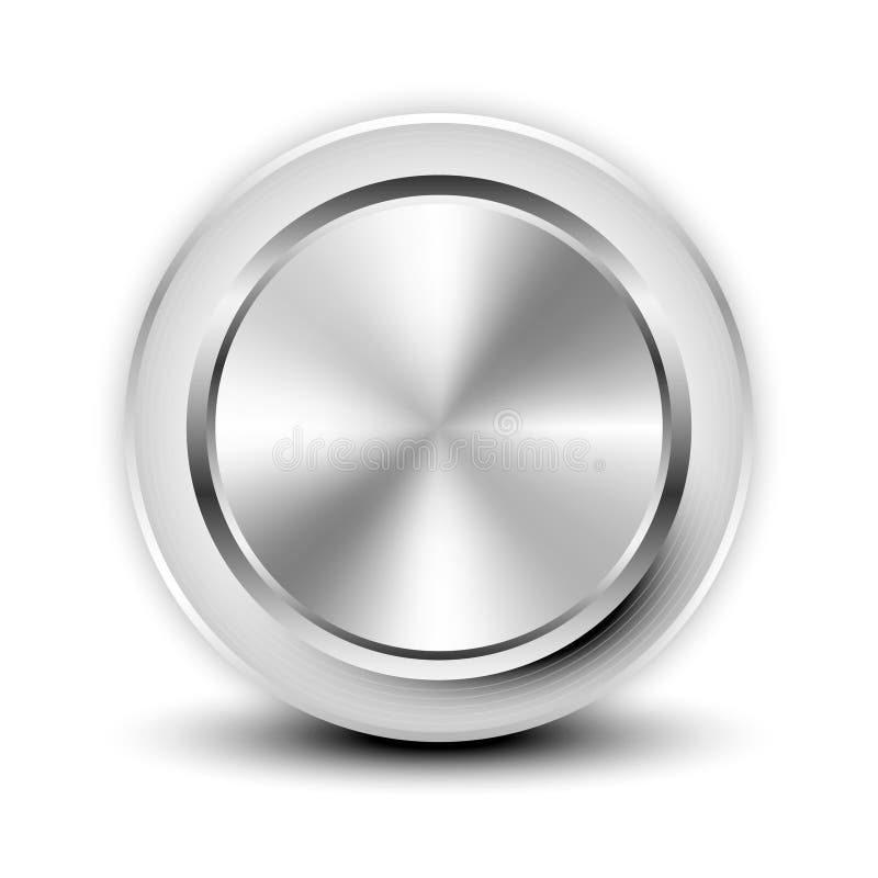 Shiny Silver Button Stock Illustrations – 18,903 Shiny Silver Button ...