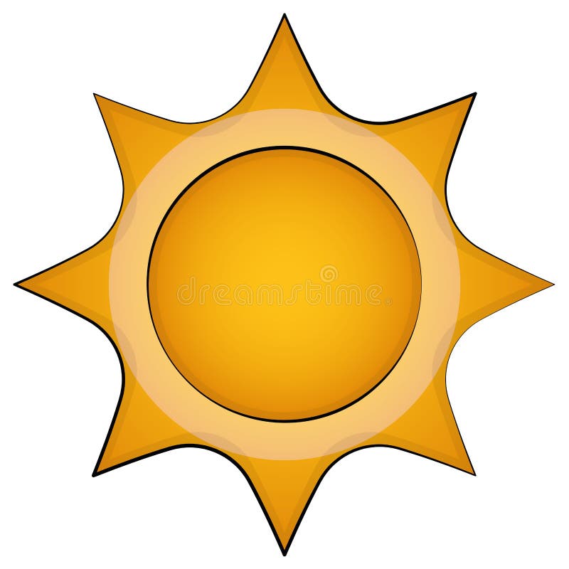 Isolated shiny sun stock vector. Illustration of sunbeam - 173167057