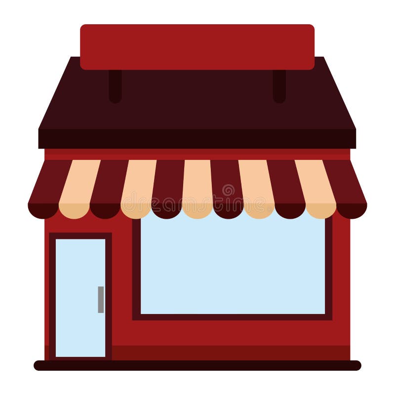 Isolated Shop Building Icon Stock Vector - Illustration of vector ...