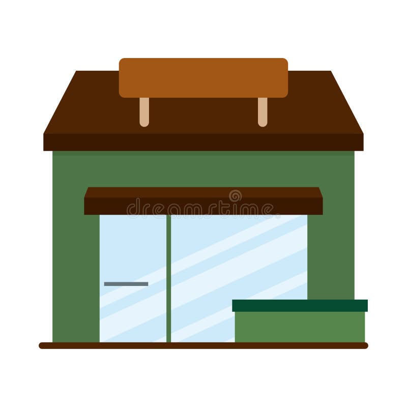Isolated Shop Building Icon Stock Vector - Illustration of construction ...