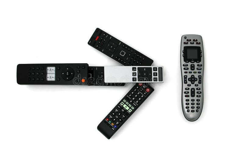 Universal Remote stock image. Image of power, play, pause - 99757187