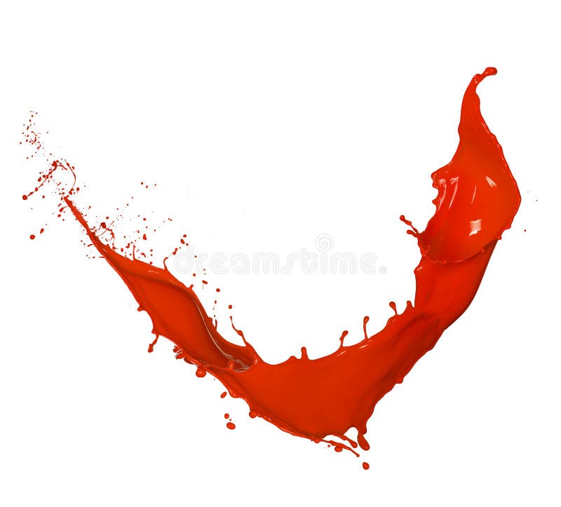 Red Paint Splatter stock photo. Image of blot, splash - 13060210