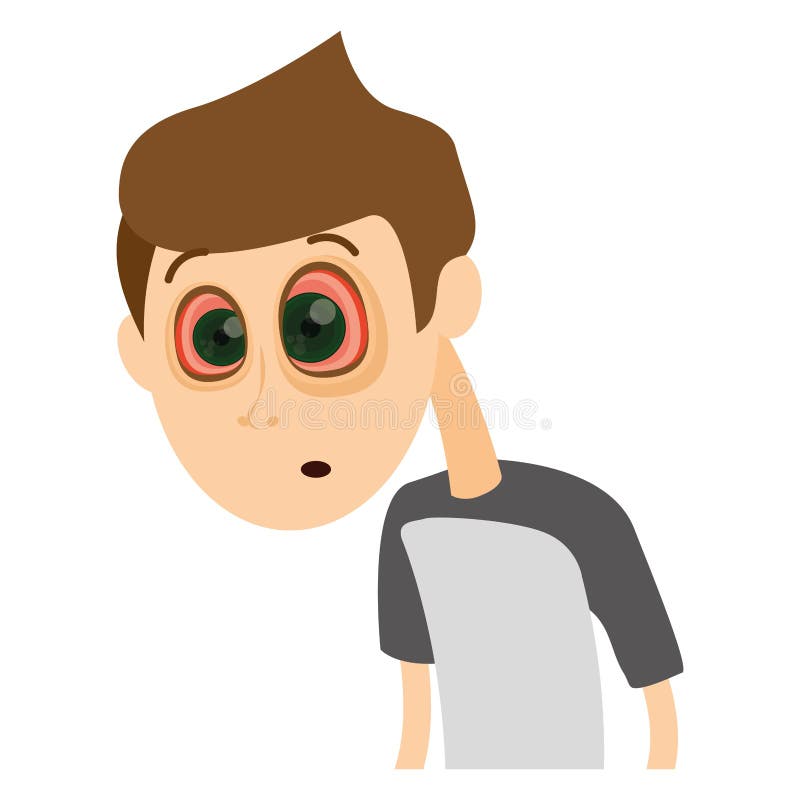 Isolated Sick Brain Cartoon Stock Vector - Illustration of imagination ...