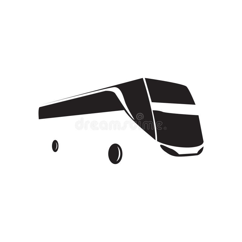Isolated Side View Big Bus Logo Design Vector Graphic Symbol Icon Sign ...