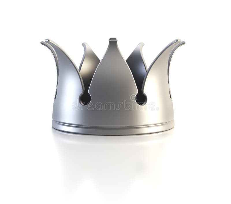 Silver crown stock image. Image of silver, shiny, symbol - 13015989