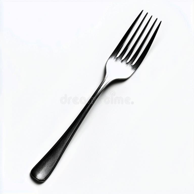 Isolated Silverware Fork Utensil Dining Kitchenware Equipment Isolated ...