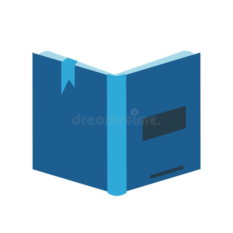 Isolated Simple Book Illustration Stock Vector - Illustration of ...