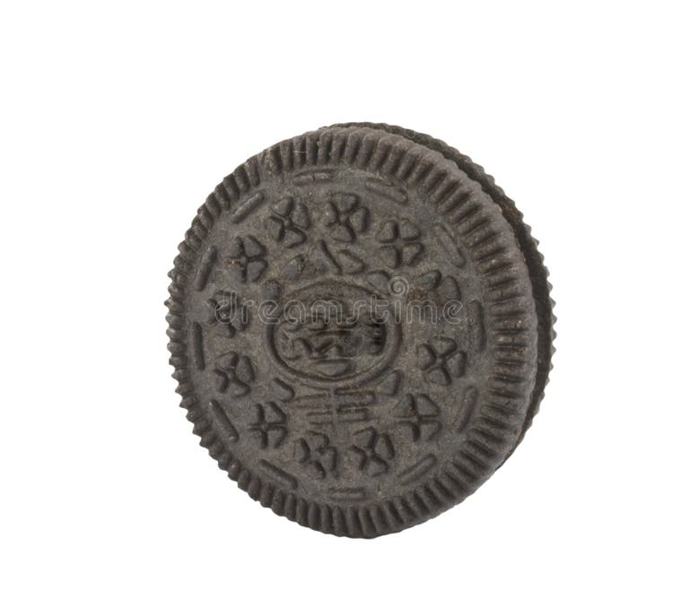 Isolated Single Cookie stock image. Image of snack, cookie - 10922315