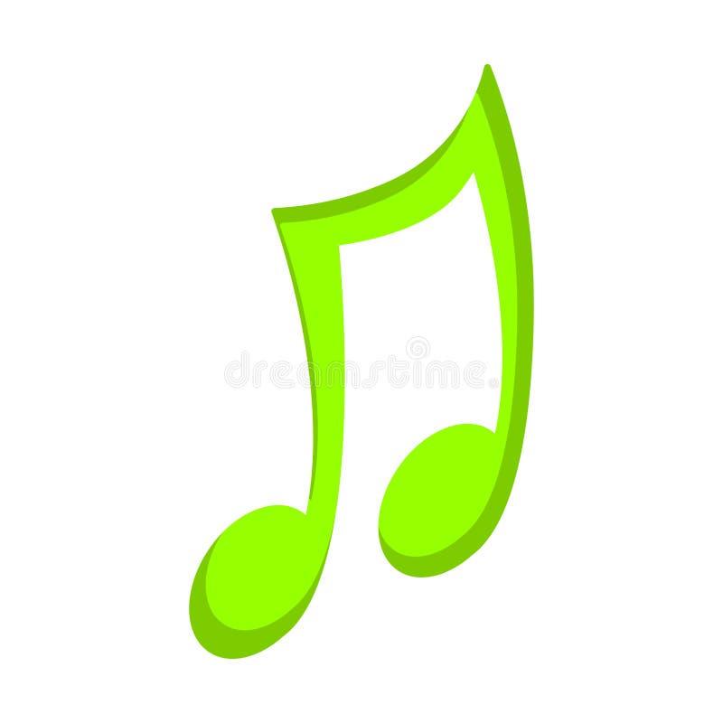 Isolated Sixteenth Beamed Musical Note Stock Vector - Illustration of ...