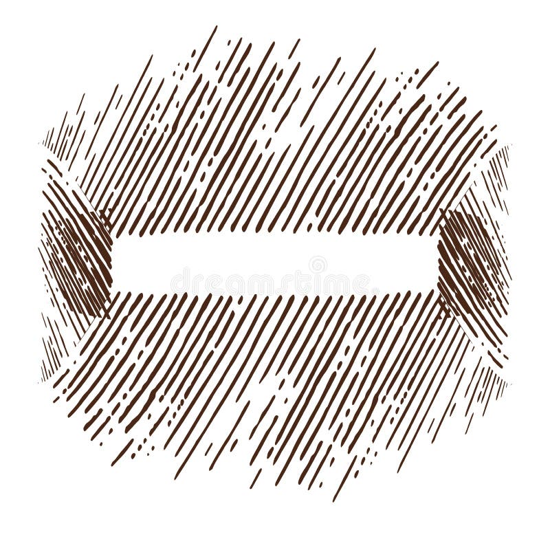 Isolated Sketch of an Empty Label Vector Stock Vector - Illustration of ...