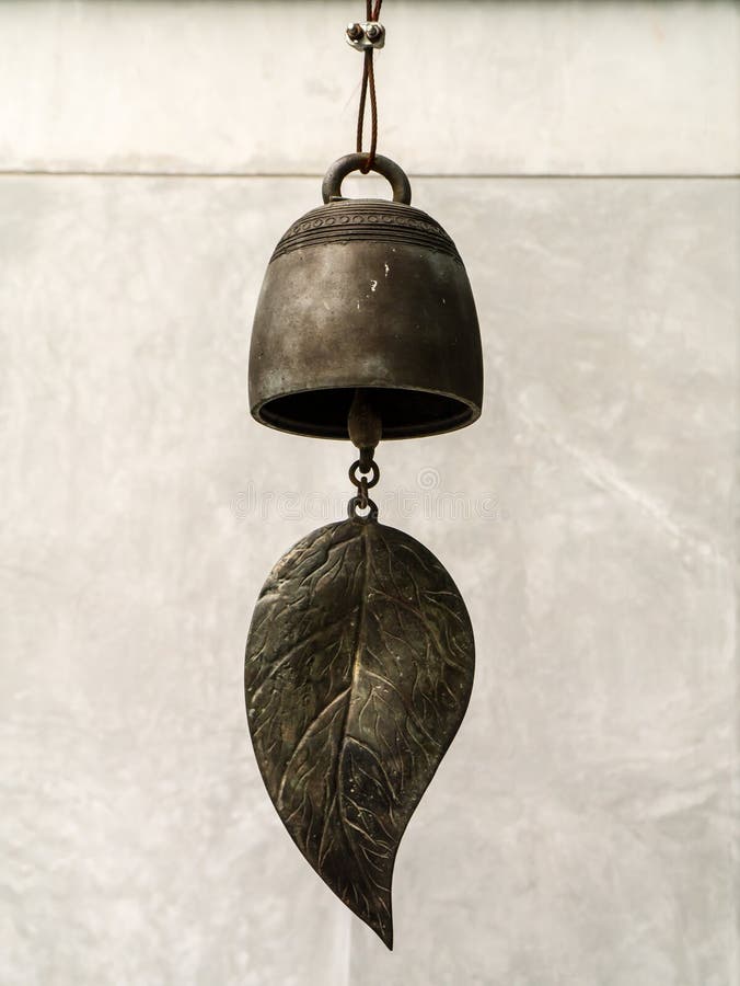 An Isolated Small Old Style Bell Stock Photo - Image of shiny, culture ...
