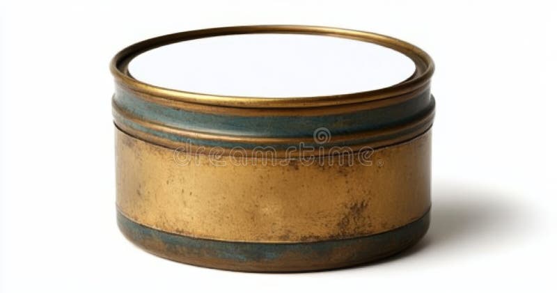 Isolated Small Tin Can Blank Label Clear Background Stock Photos - Free ...