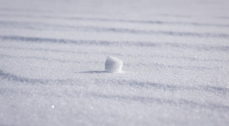 Snow Clumps Scattered stock image. Image of land, scattered - 86213147