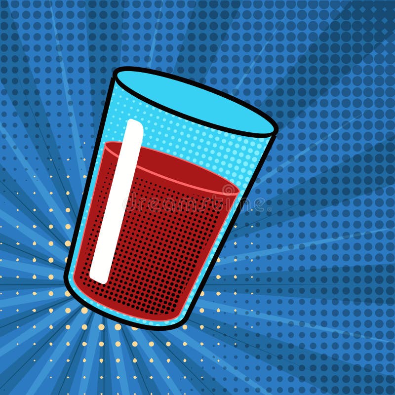 Isolated Soda Drink. Pop Art Style Stock Vector - Illustration of ...