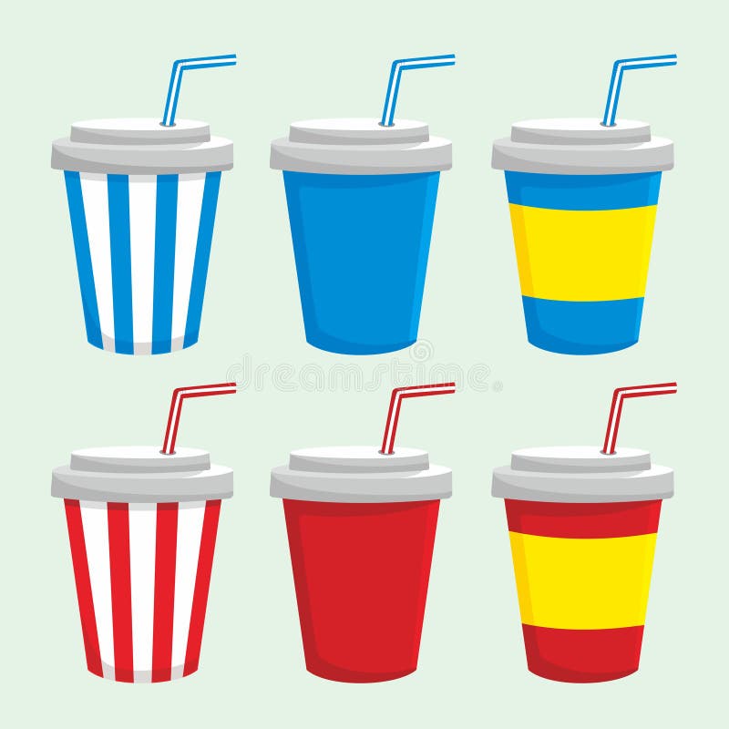 Isolated Soft Drink Vector Set Stock Vector - Illustration of fresh ...