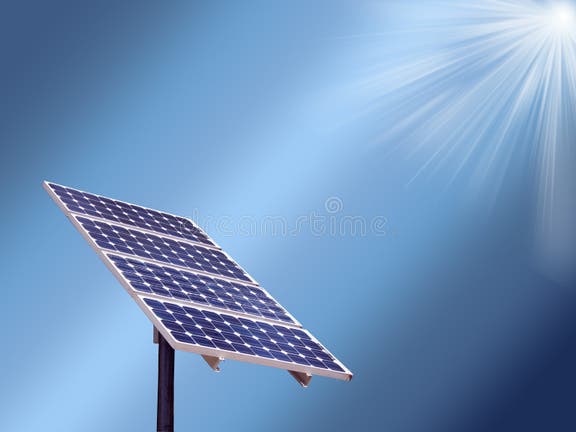 Isolated Solar Panel stock photo. Image of environmental - 9389596