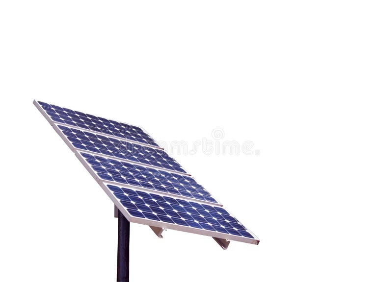 Isolated Solar Panel stock photo. Image of environmental - 9389606