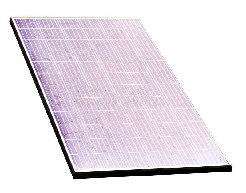 Isolated Solar Panel, a Solar Panel on a Rural Property, Unique, Old ...