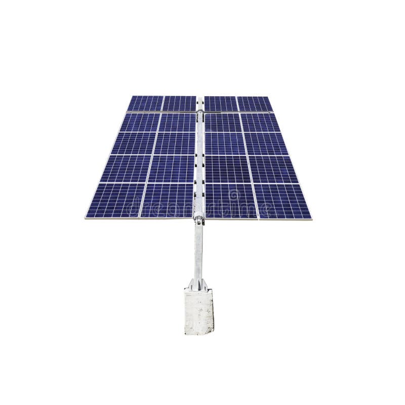 Isolated Solar Panel stock photo. Image of environmental - 9389606