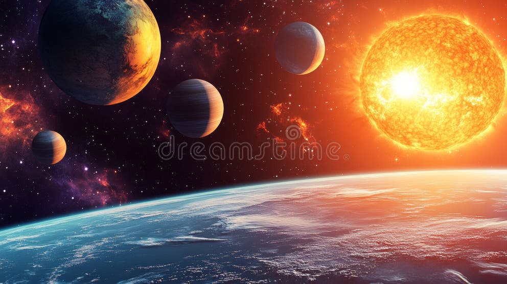 Isolated Solar System Planets in High Resolution. NASA Provided the ...