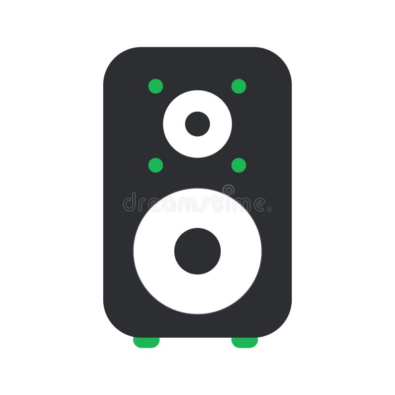 Isolated Sound Speaker Icon Stock Vector - Illustration of sign, vector ...