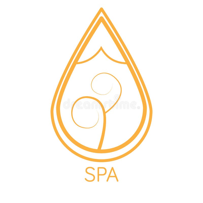 Isolated spa logo stock vector. Illustration of natural - 94417227