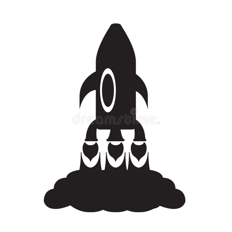 Isolated spaceship logo stock vector. Illustration of space - 123079957