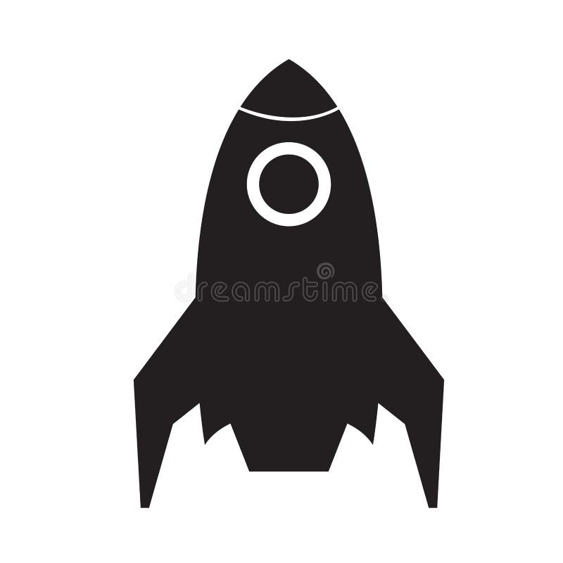 Isolated spaceship logo stock vector. Illustration of space - 123080070