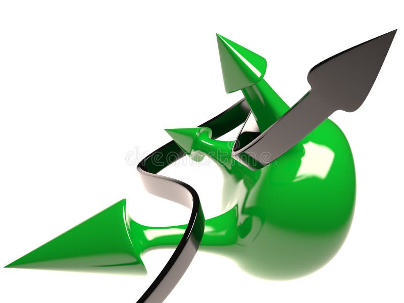 Sphere of Arrows stock illustration. Illustration of design - 41364068