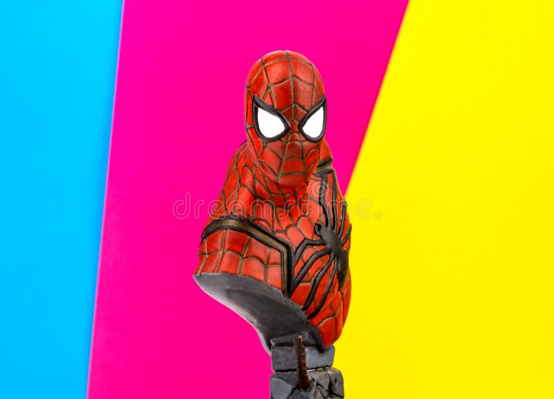 Spider-man from the Marvel Universe Printed on a 3D Printer and Hand ...