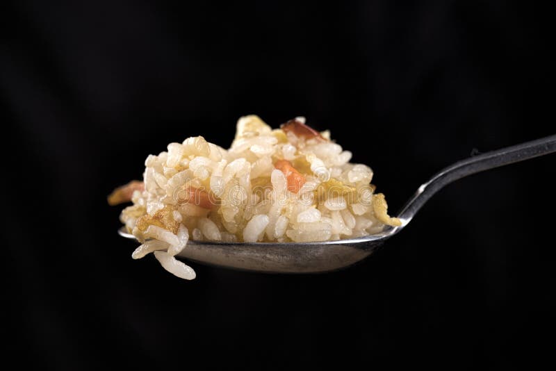 Spoonful of Delicious Fried Rice Stock Image - Image of food, asian ...