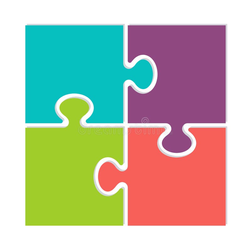 Puzzle Pieces Square Stock Illustrations – 5,286 Puzzle Pieces Square ...