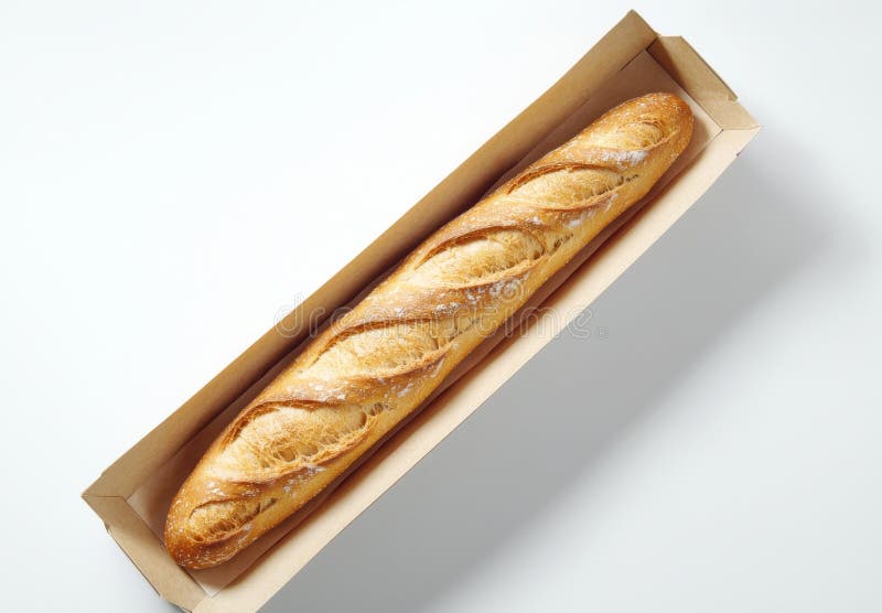 An Isolated Stack of Blank Craft Paper with a Mock-up of Bread Stock ...